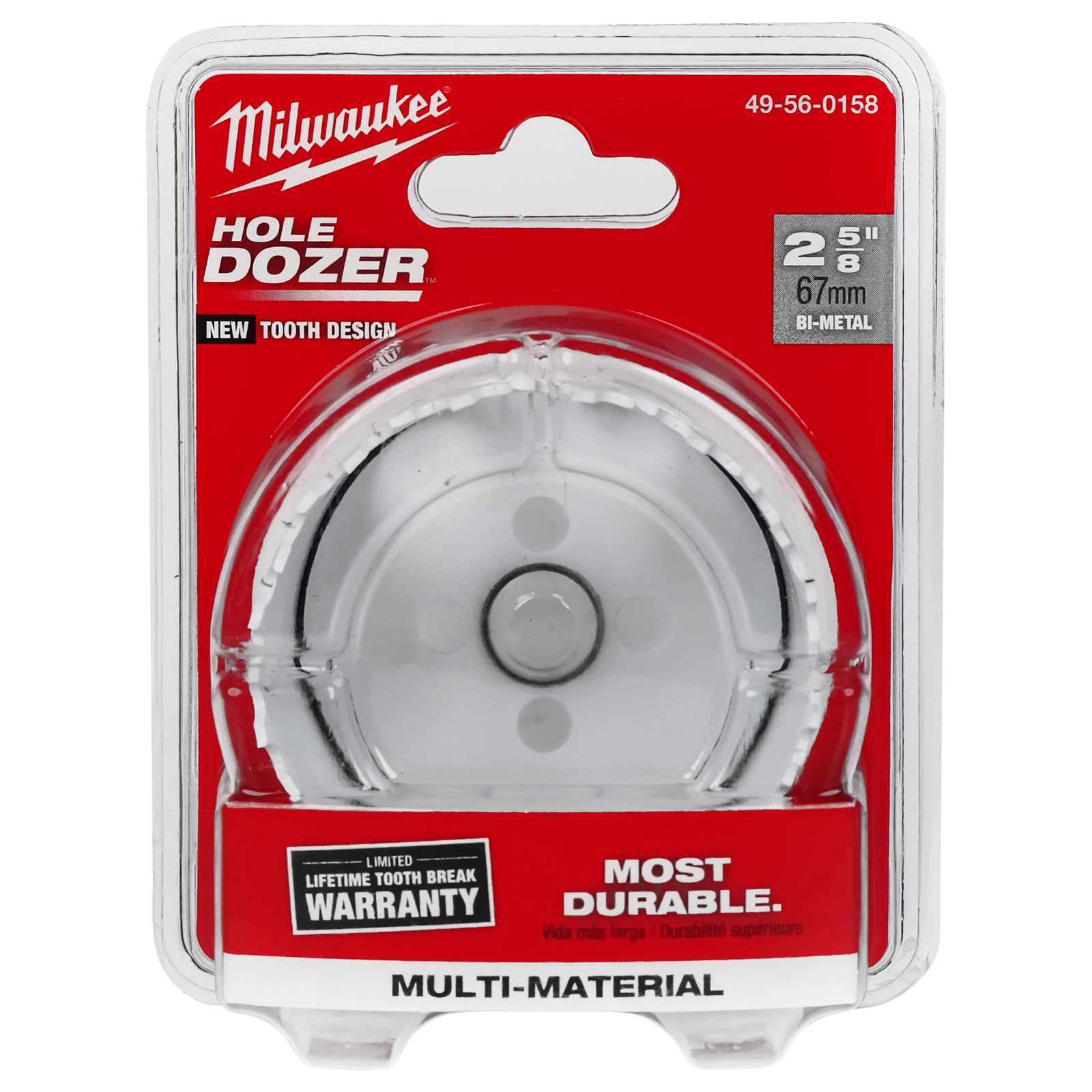 Otwornica do drewna metalu 67 mm Milwaukee bimetalowa Hole Dozer | Sklep Hanex.pl